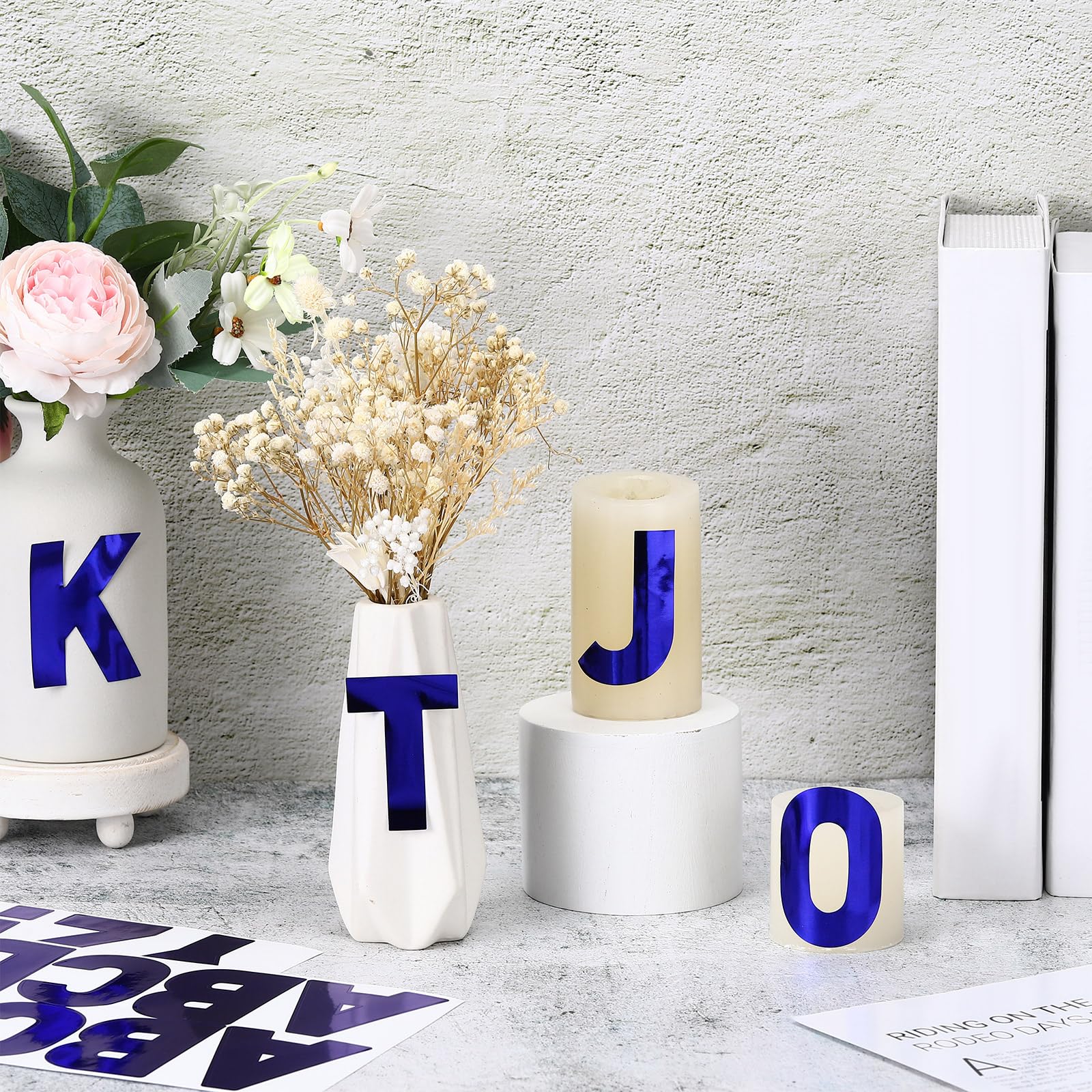 Snapklik.com : Chinco 232 Pcs 24 Sheets Large Letter Stickers 2.5 Inch ...