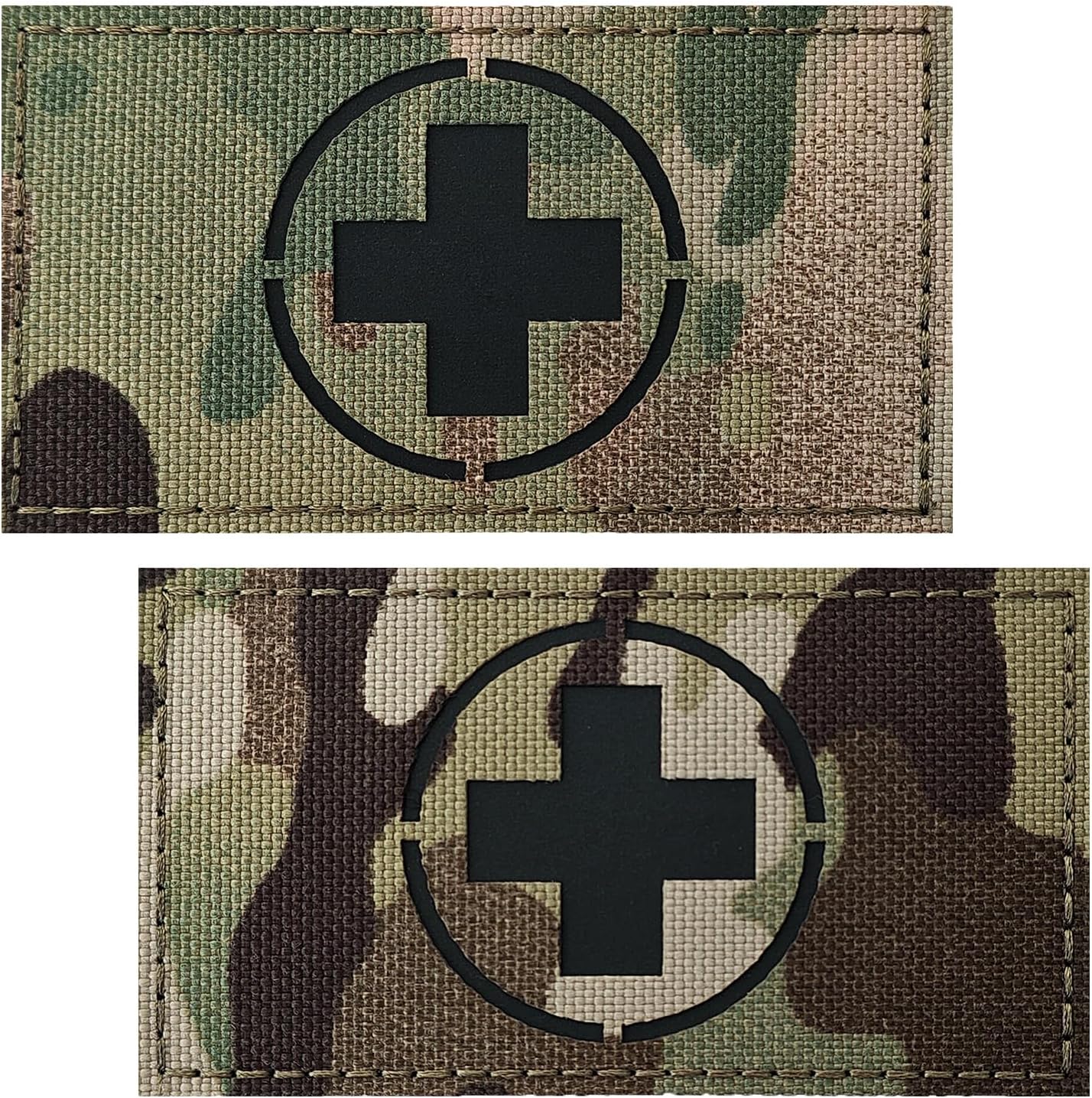 Amazon.com: 3.5x2 inch Camo MC Ir Infrared MED Medic EMS EMT IFAK Patch ...