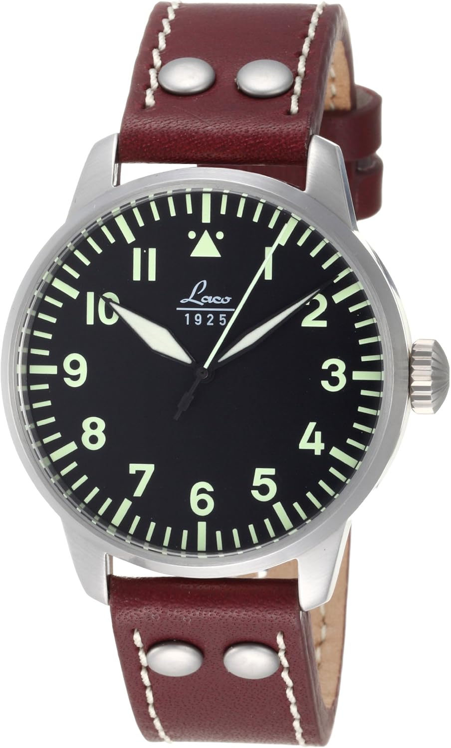 Amazon.com: Laco Augsburg Mens Analog Automatic Watch with Leather ...