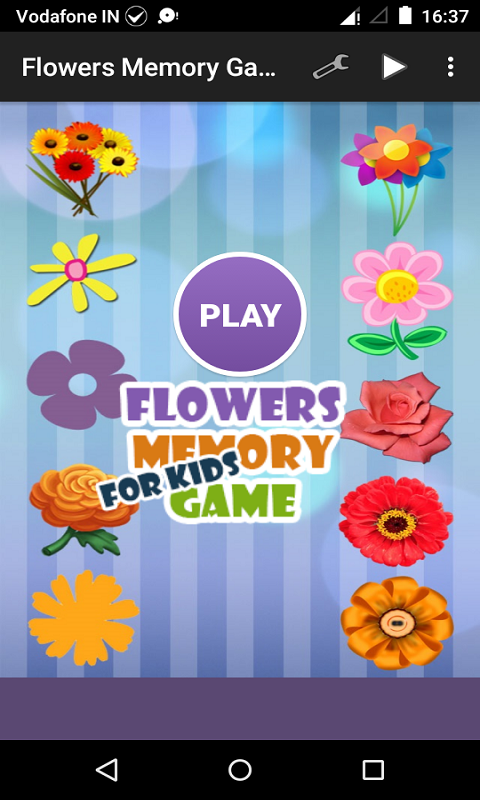 Flowers Memory Game for Kids - App on Amazon Appstore