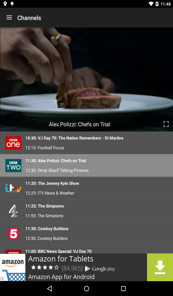 TVCatchup - Watch Free Live TV - App on Amazon Appstore