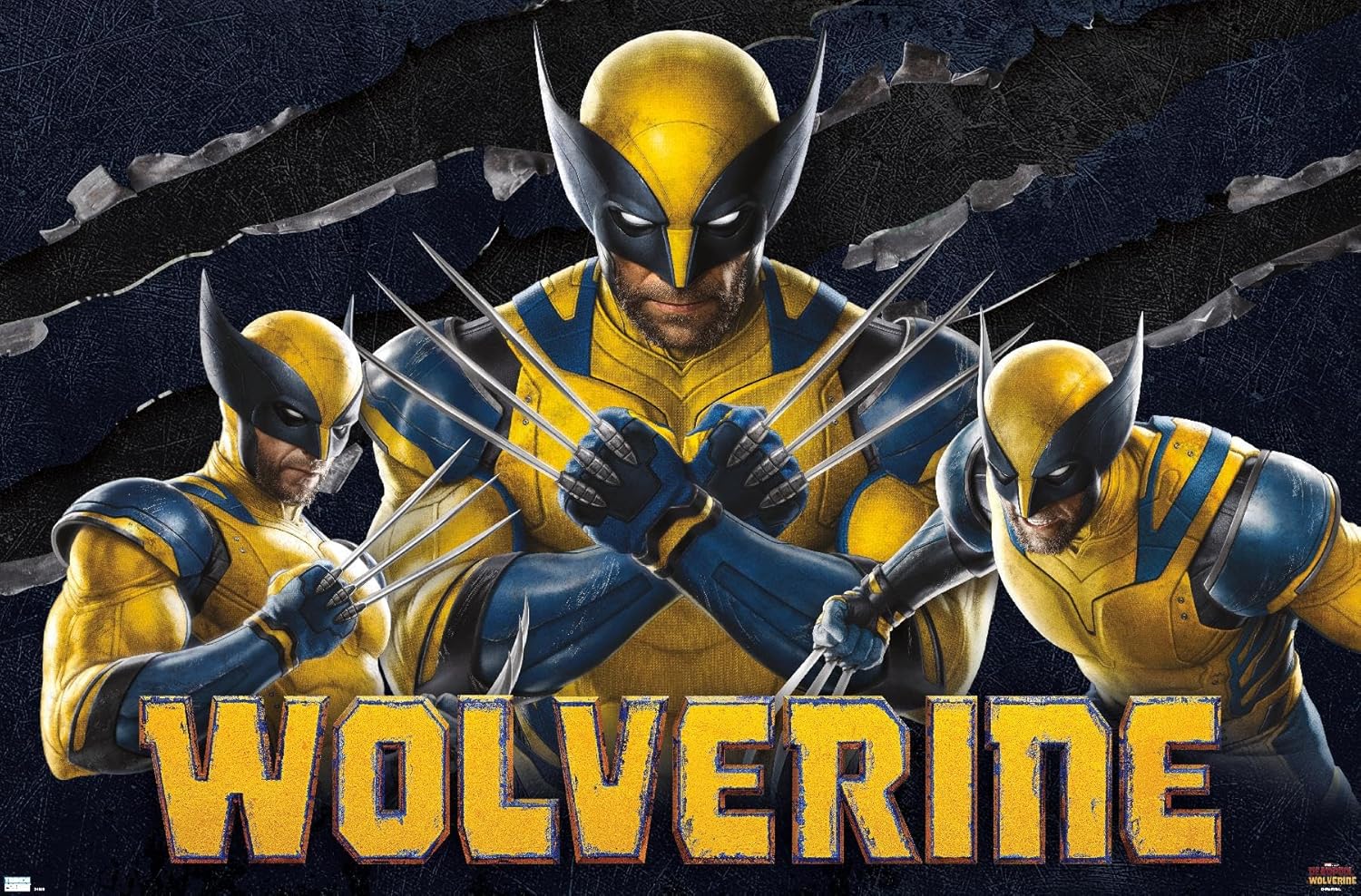 Amazon.com: Marvel Deadpool & Wolverine - Wolverine Wall Poster, 34L" x ...