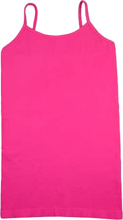 Coobie Seamless Ultra Stretch Thin Strap Cami (One Size, Hot Pink) at ...