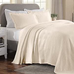 Amazon.com: BNM Cotton 3 Piece Bedspread Set, Oversized Bedspread, 2 ...