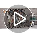 Amazon.com: Vilaxing Bike Storage Rack,6 Bicycles Hanger for Garage Space Saving,Wall Mount ...