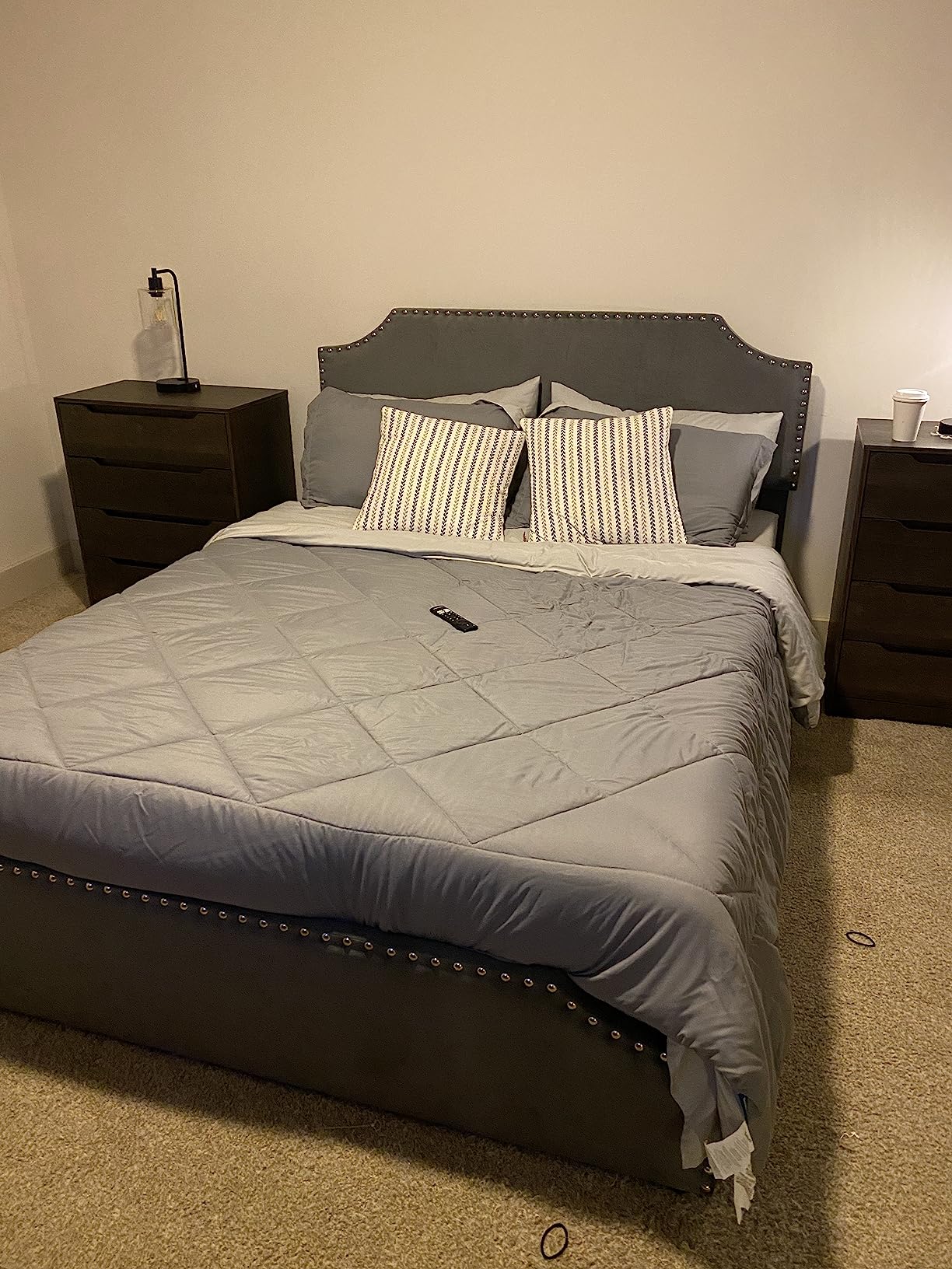 $47/mo - Finance AMERLIFE Queen Size Bed Frame with 4 Storage Drawers ...