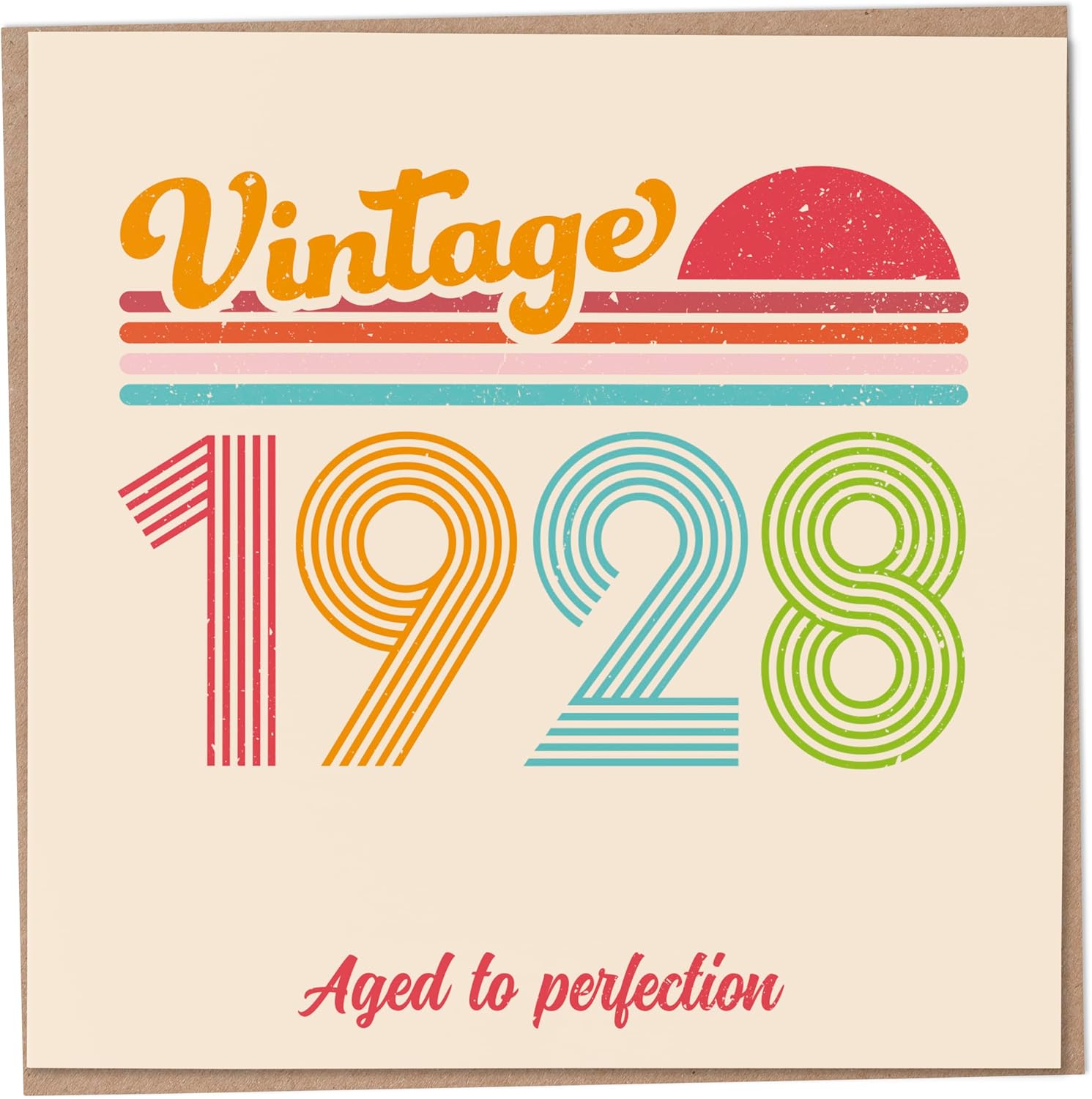 Mug Monster 95th Birthday Card - Vintage 1928 Aged to Perfection, Funny ...