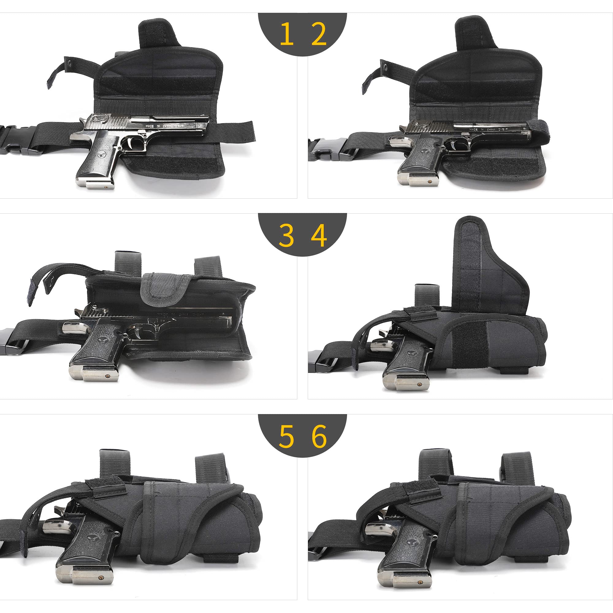 Snapklik.com : Left Handed Leg Holsters For Pistols, Drop Leg Holster ...