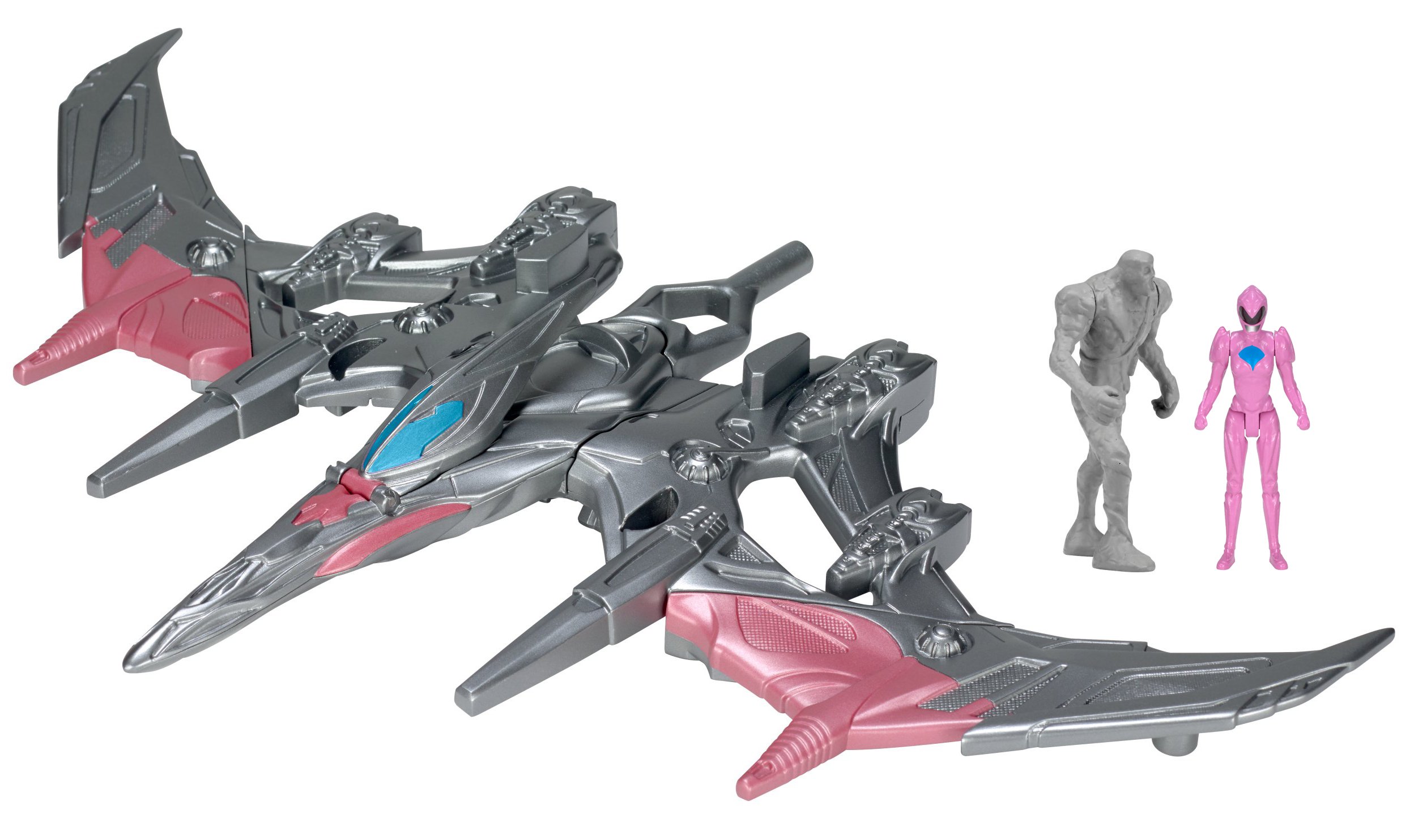 Power Rangers Movie Pterodactyl Battle Zord With Pink Ranger Figure ...
