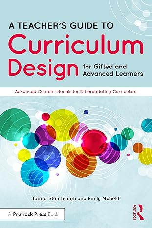 Amazon.com: A Teacher's Guide to Curriculum Design for Gifted and ...