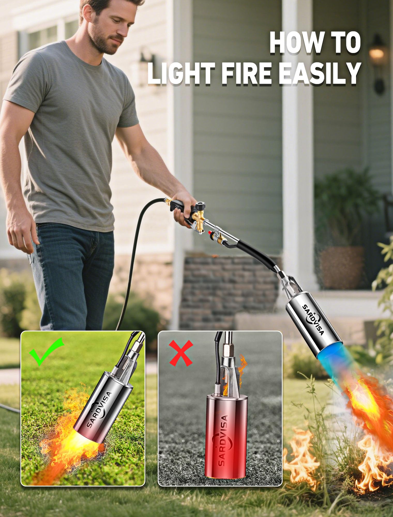 Snapklik.com : Propane Torch Weed Burner