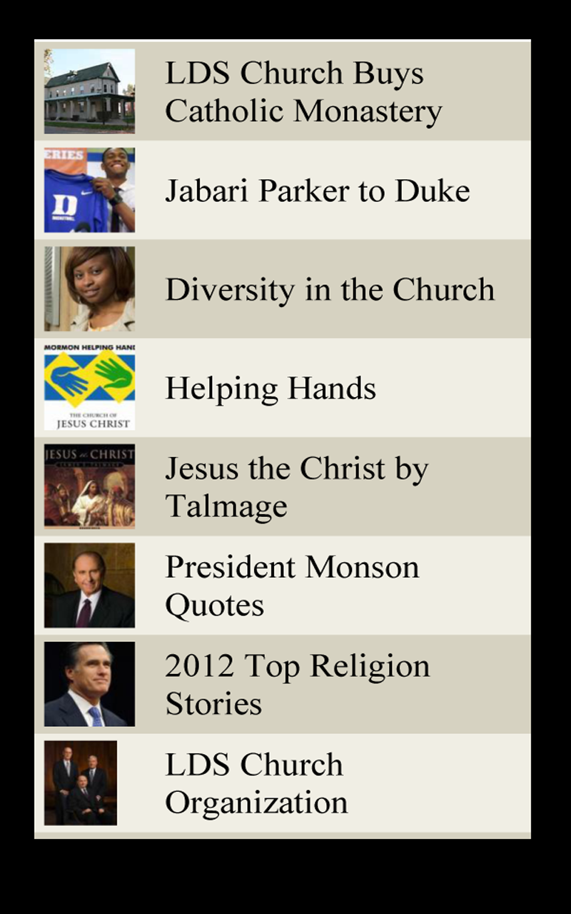 LDS Lists #1 (Mormon) - App on Amazon Appstore