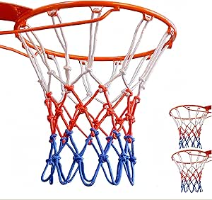 Amazon.com : 【2 Packs】 Heavy Duty Basketball net, There are 12 Loops ...