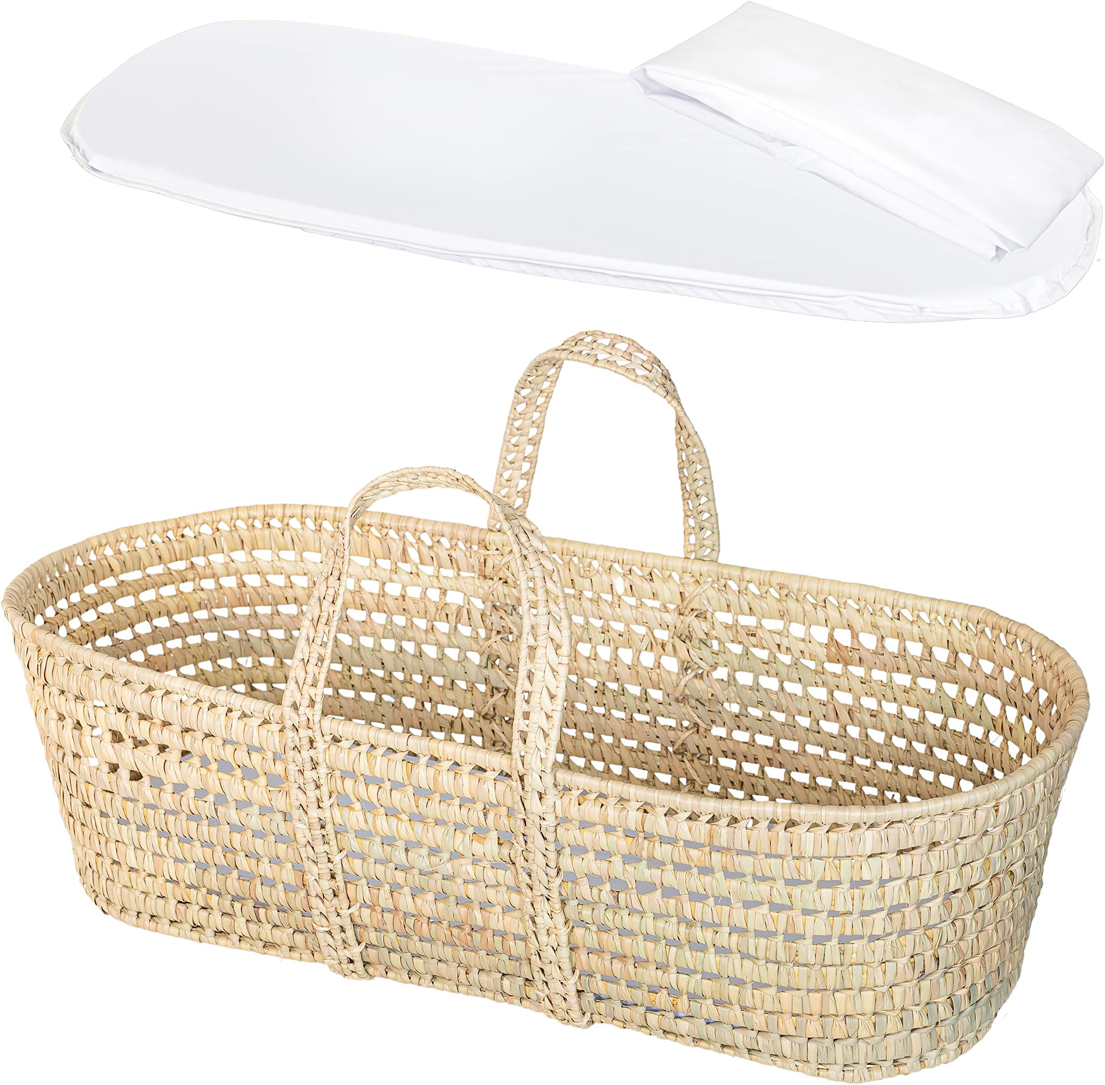 Amazon.com : Moses Basket Stand - Wooden Rocking Moses Basket Stand for ...
