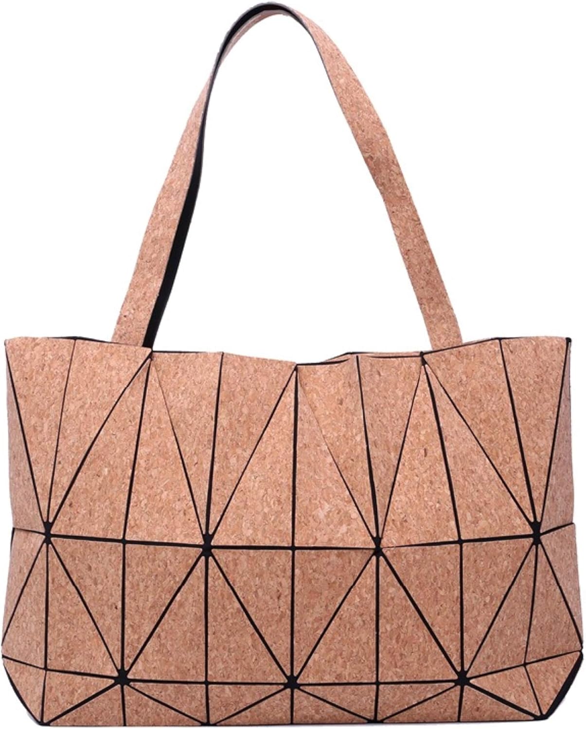 Amazon.com: Generic Cork Shoulder Bag Tote women handbags purse ...