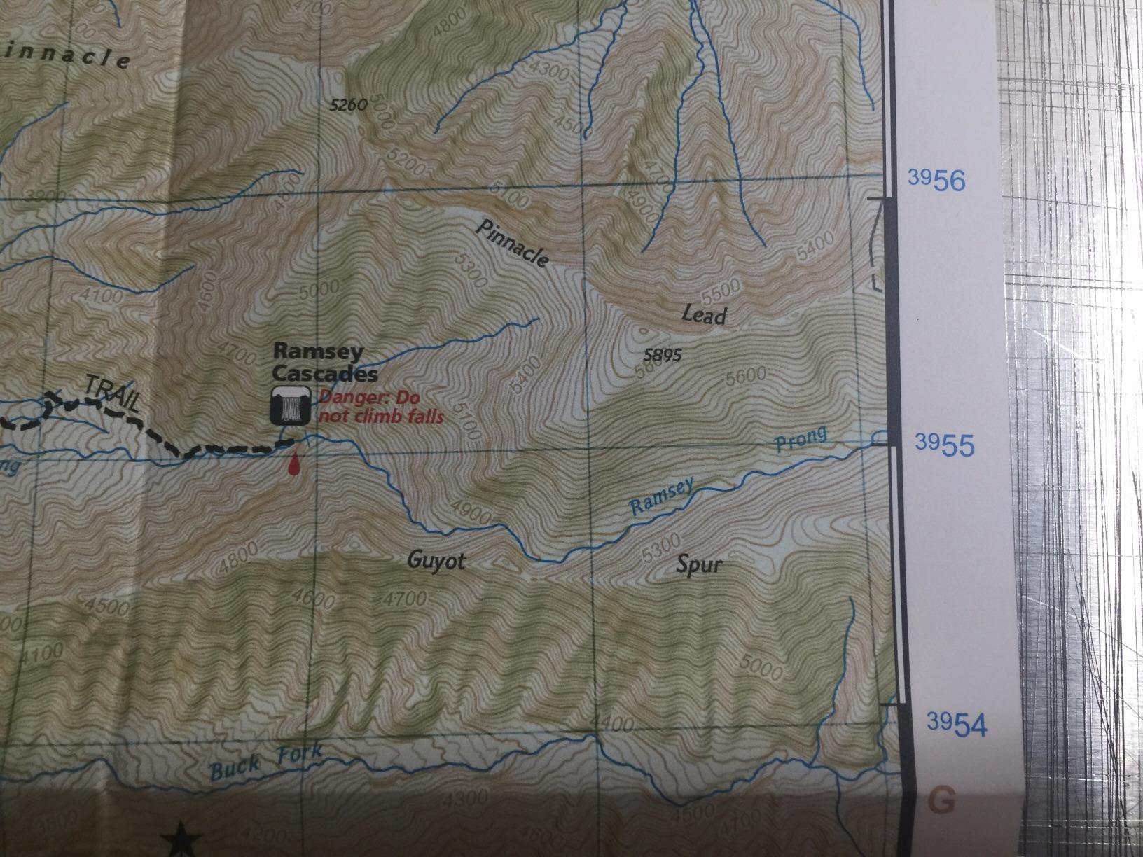 Great Smoky Mountains National Park East: Kuwohi, Cataloochee Map ...