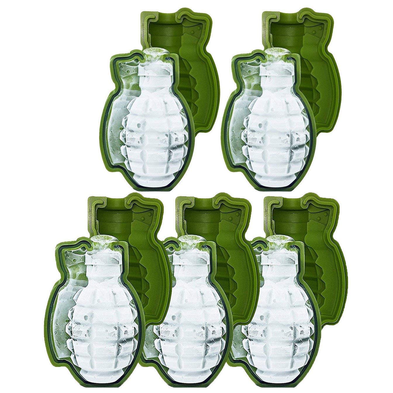 Ventilateur Glacons 3-Pack 3D Grenade Ice Cube Mold - MoldFun Life Size ...
