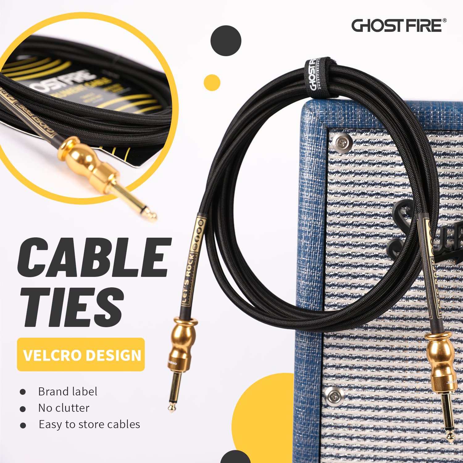 Snapklik.com : GHOSTFIRE High-Fidelity Acoustic Guitar Cable Instrument ...