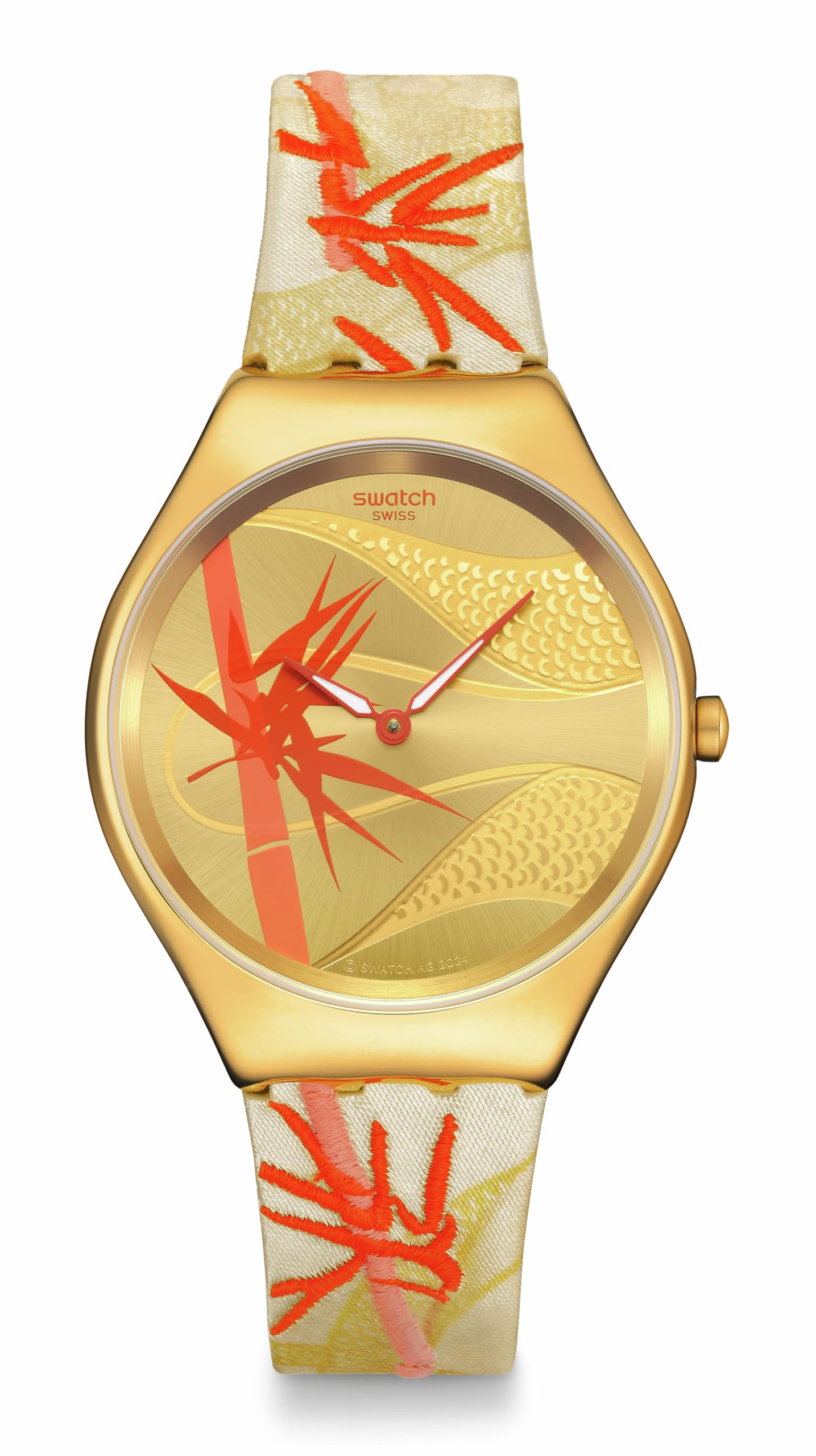 Amazon.com: Swatch Casual Watch Unisex Yellow Stainless Steel Quartz ...