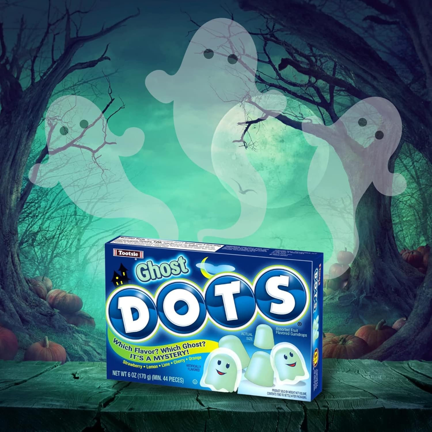 Ghost Dots – Cajas de cine de dulces de Halloween caramelo de sabor ...