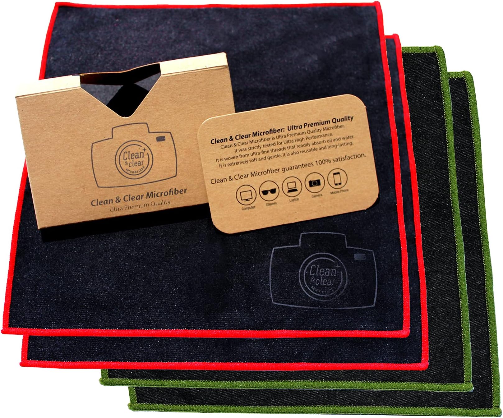 Amazon.com: 3M 9021 Microfiber Lens Cleaning Cloth-Pack of 10 : Health ...
