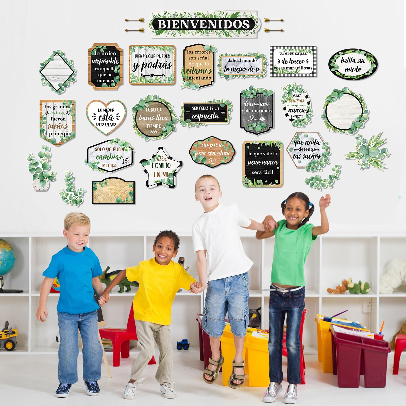 Snapklik.com : 24 Pieces Inspirational Posters In Spanish Bienvenidos ...