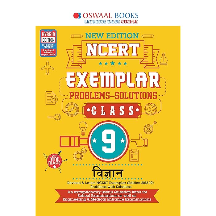 Buy Oswaal NCERT Exemplar (Problems - Solutions) Class 9 Vigyan Book ...