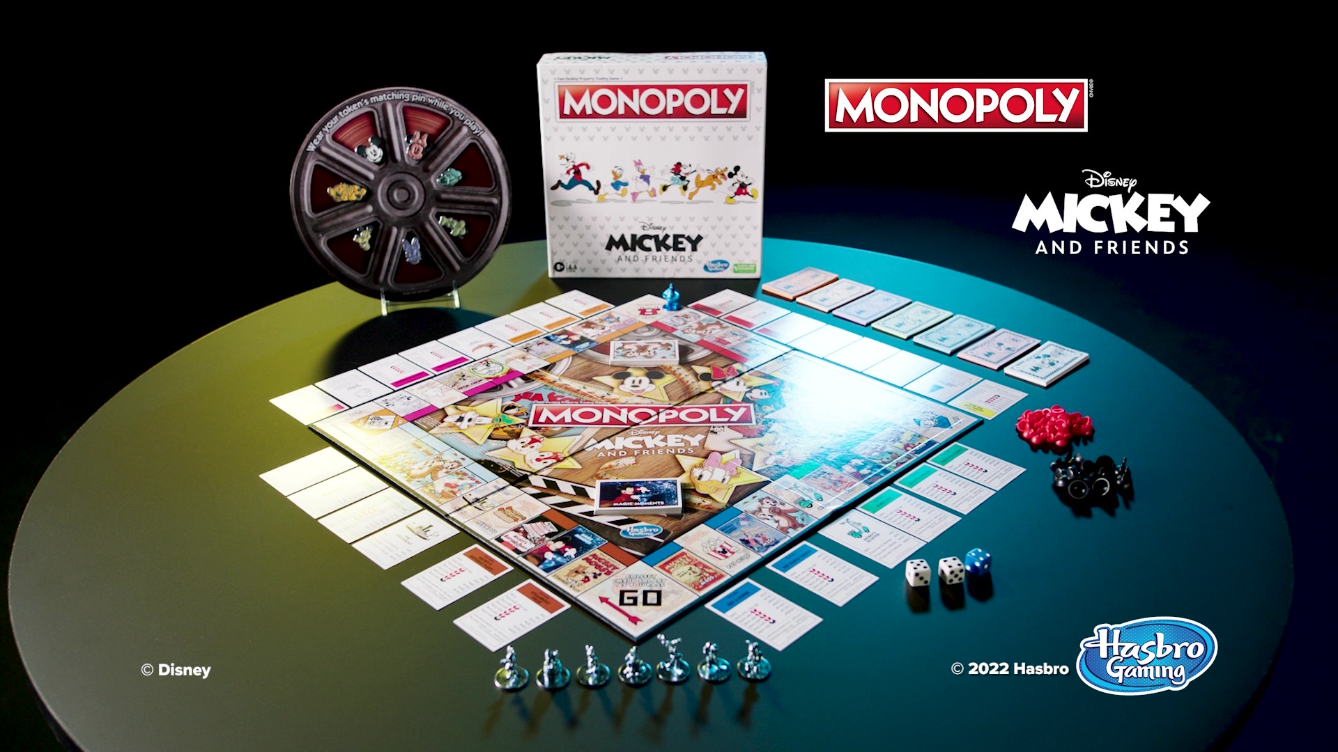 Snapklik.com : Hasbro Gaming Monopoly: Disney Mickey And Friends Edition Board Game