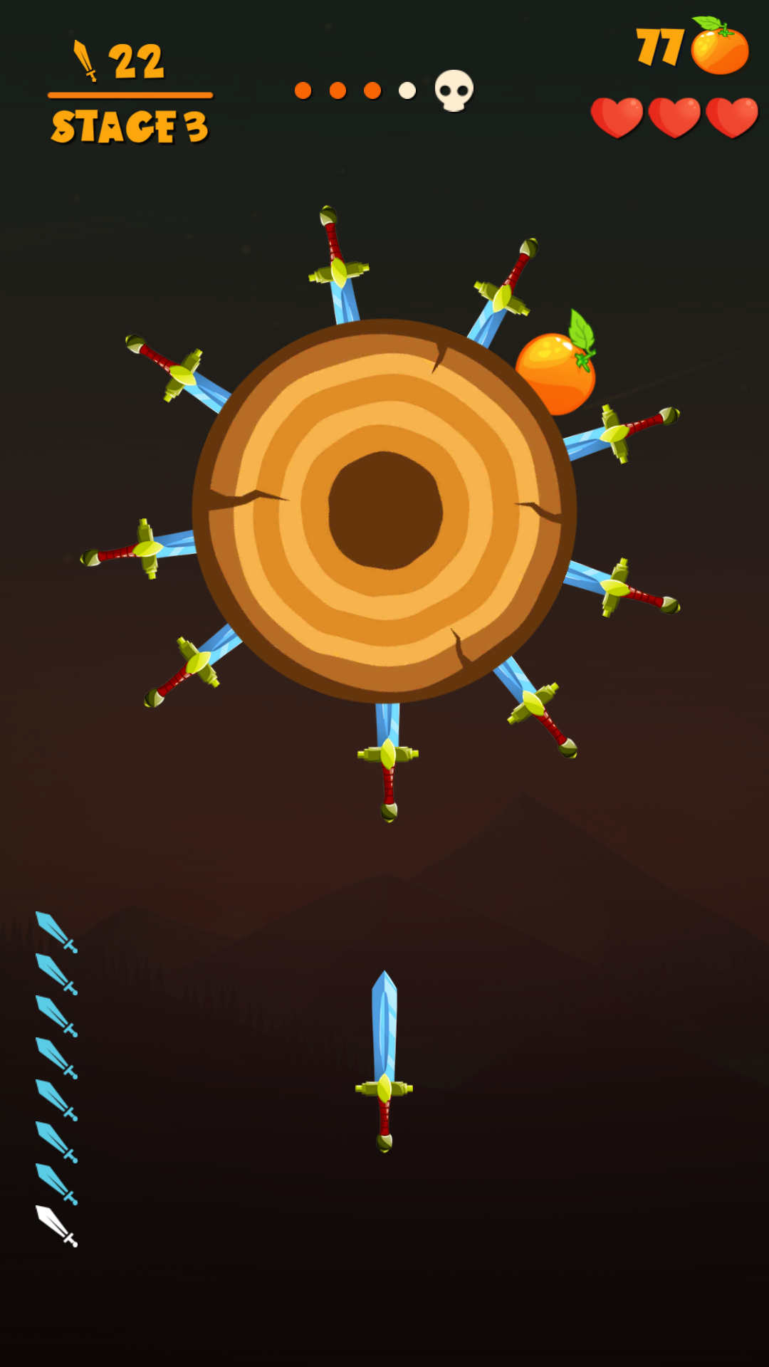 Knife Shooter: Knife Throw & Hit Challenge. An addictive hitting knife ...