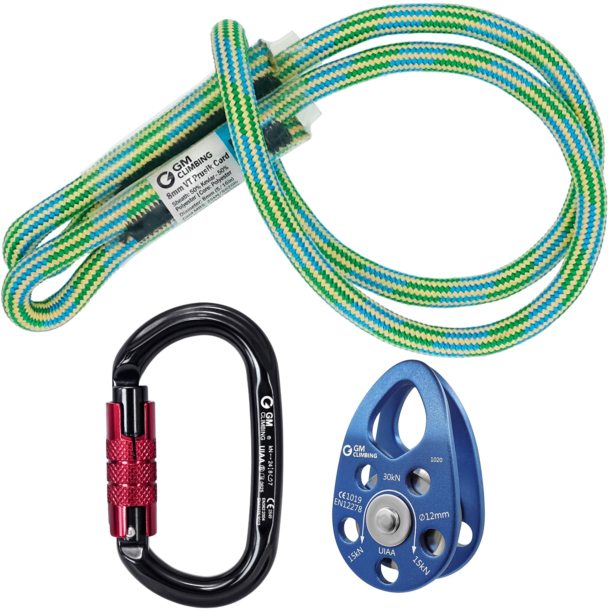 Snapklik.com : GM CLIMBING Hitch Slack Tending Pulley Kit For Doubled ...