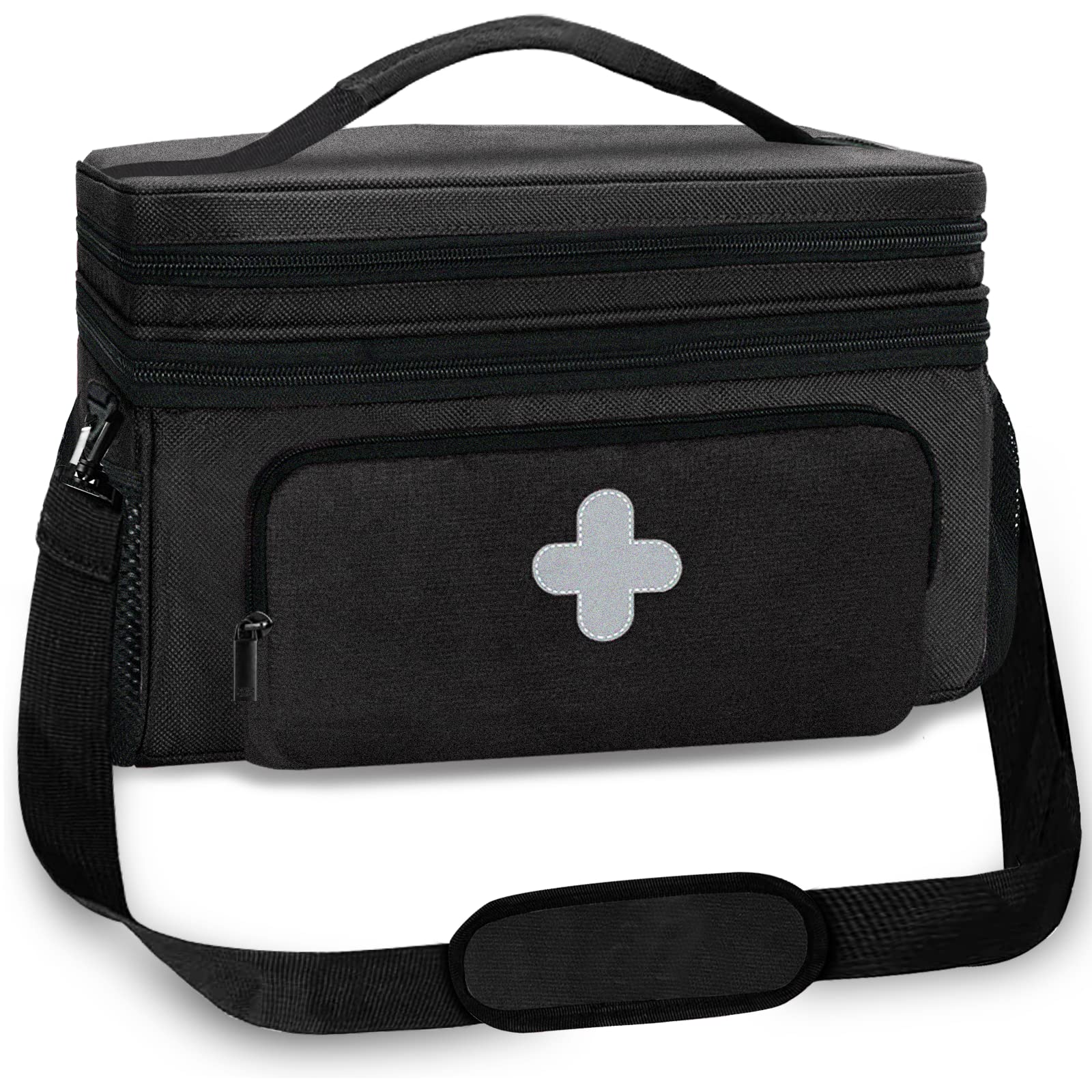 Amazon.com: GDNasist Medicine Storage Bag, Pill Bottle Organizer for ...