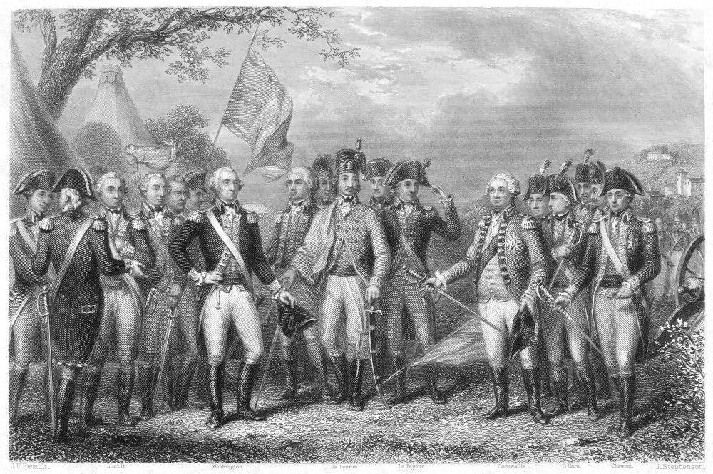 Amazon.com: Yorktown Surrender 1781 Nfictional Representation Of ...