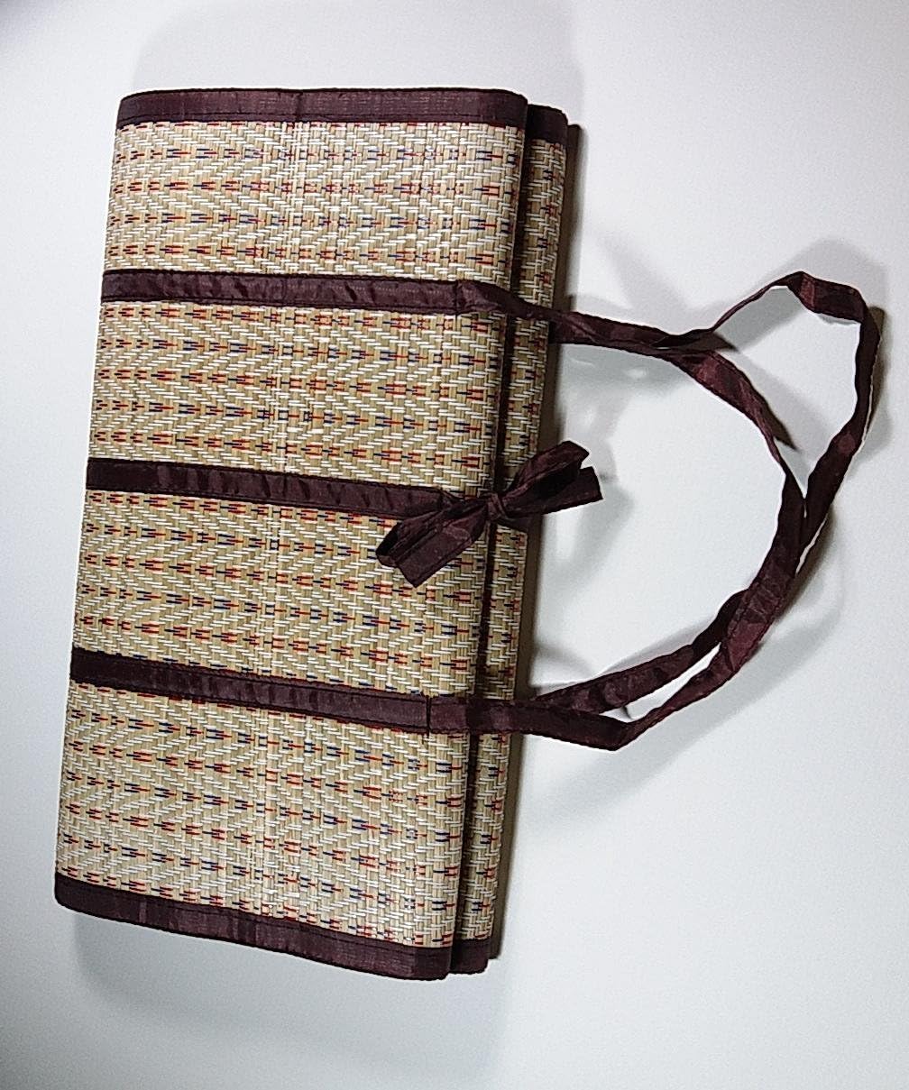 Amazon.com: 64X24 cm Thai Handmade Sedge Portable Mat for outdoor ...