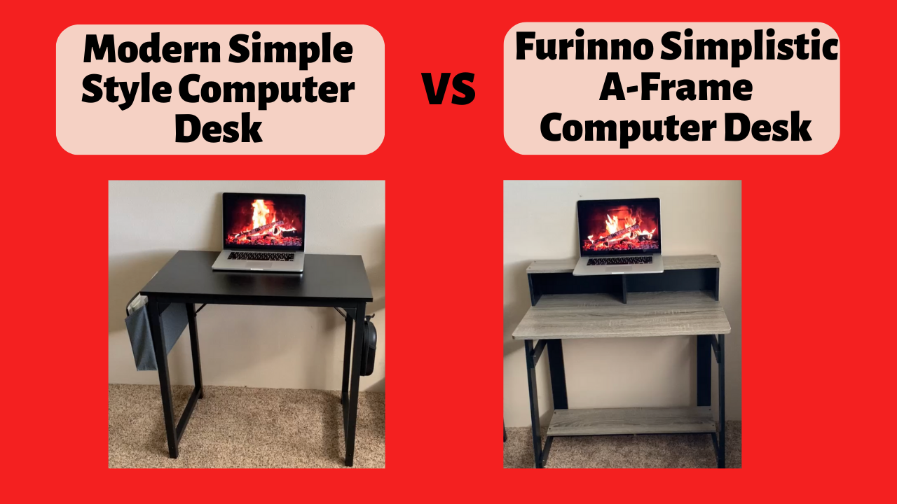 Watch Sleek and Simple vs A-Frame Computer Desks #thisandthat on Amazon ...