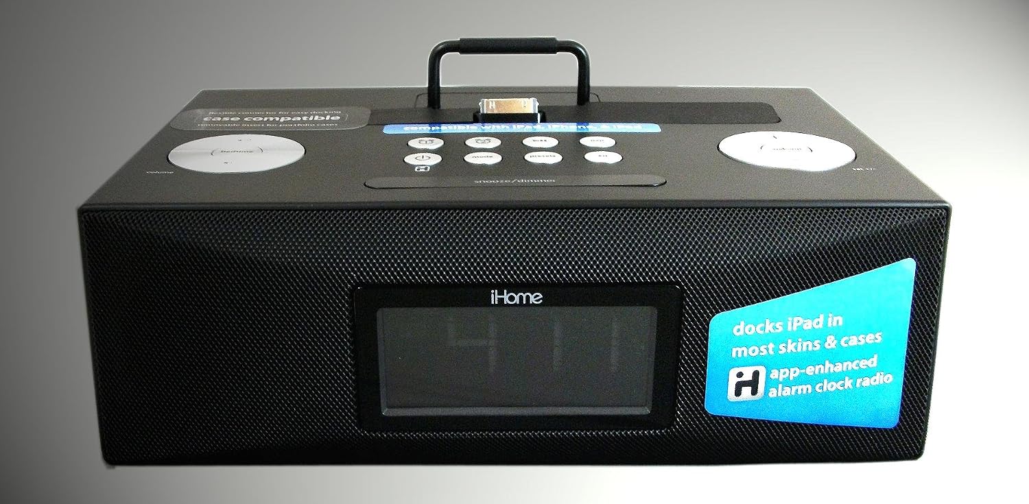 Amazon.com: iHome iD85 App-enhanced Dual Alarm Clock Radio for your ...