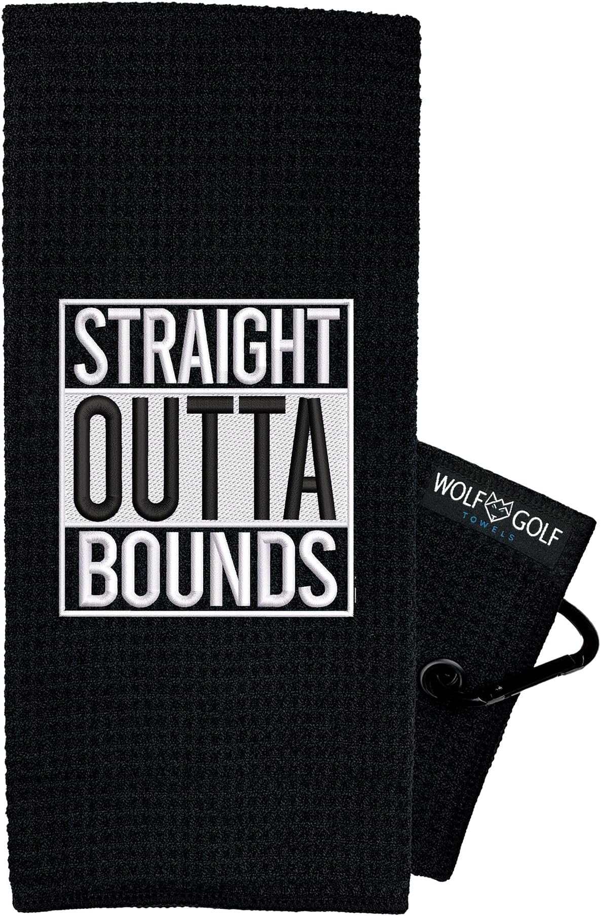 Amazon.com: Giggle Golf I Play with A Stiff Shaft Waffle Golf Towel ...