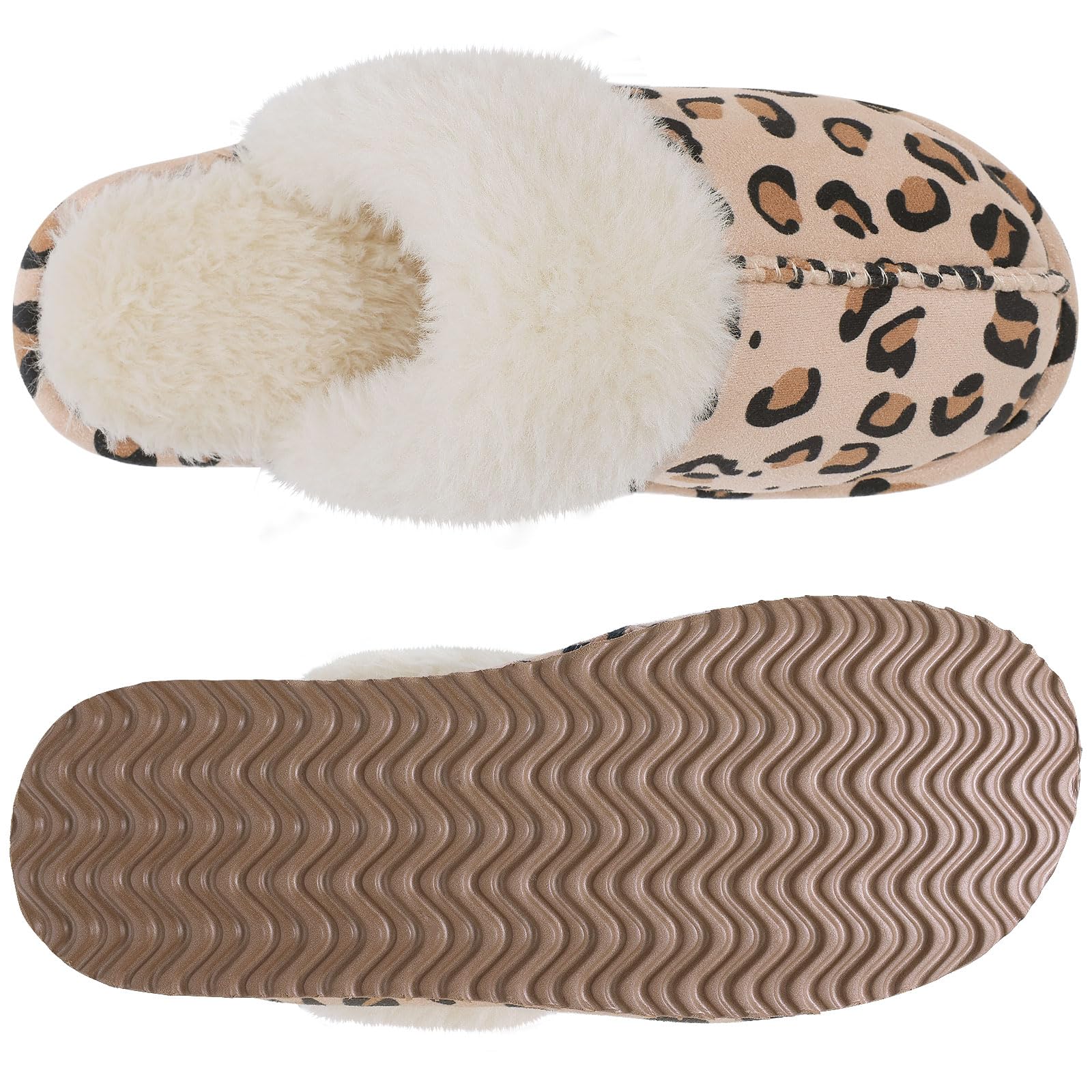Snapklik.com : Litfun Womens Fuzzy Memory Foam Slippers Fluffy Winter ...