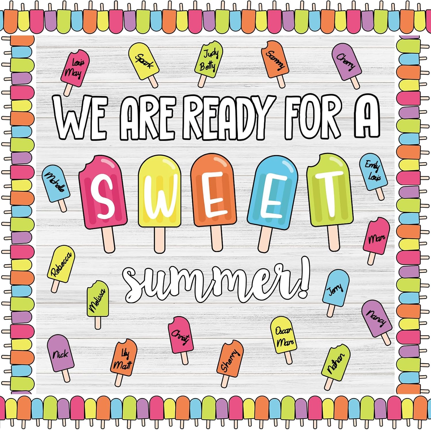 Amazon.com: VABAMNA Summer Bulletin Board Decorations, Summer Classroom ...