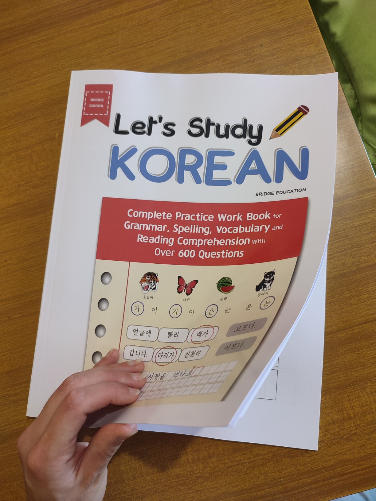 Let's Study Korean: Complete Practice Work Book for Grammar, Spelling ...