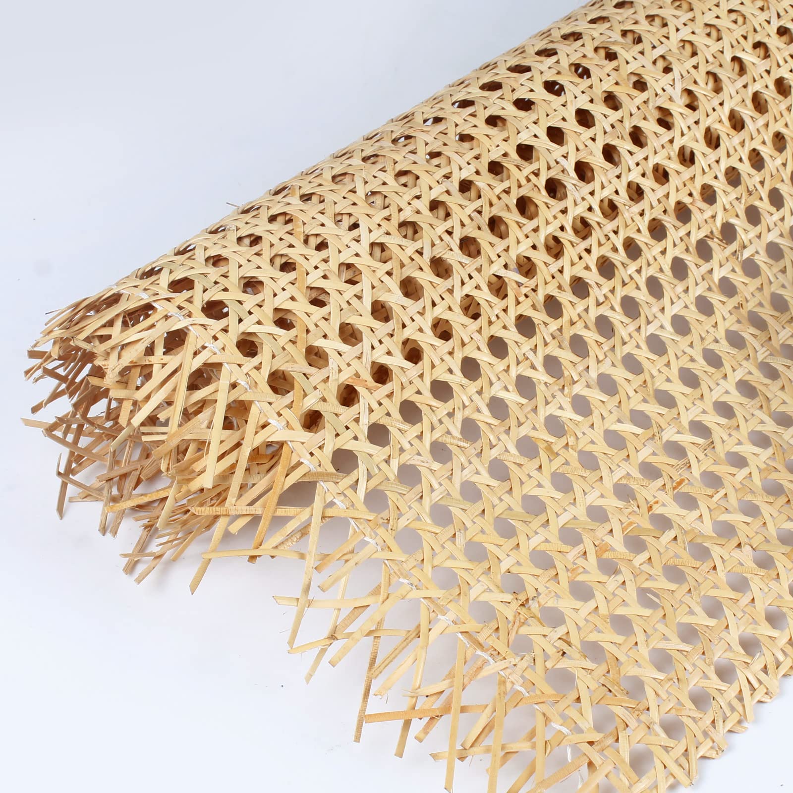 Rattan Webbing, 18" Width Natural Rattan Material, Rattan roll for ...
