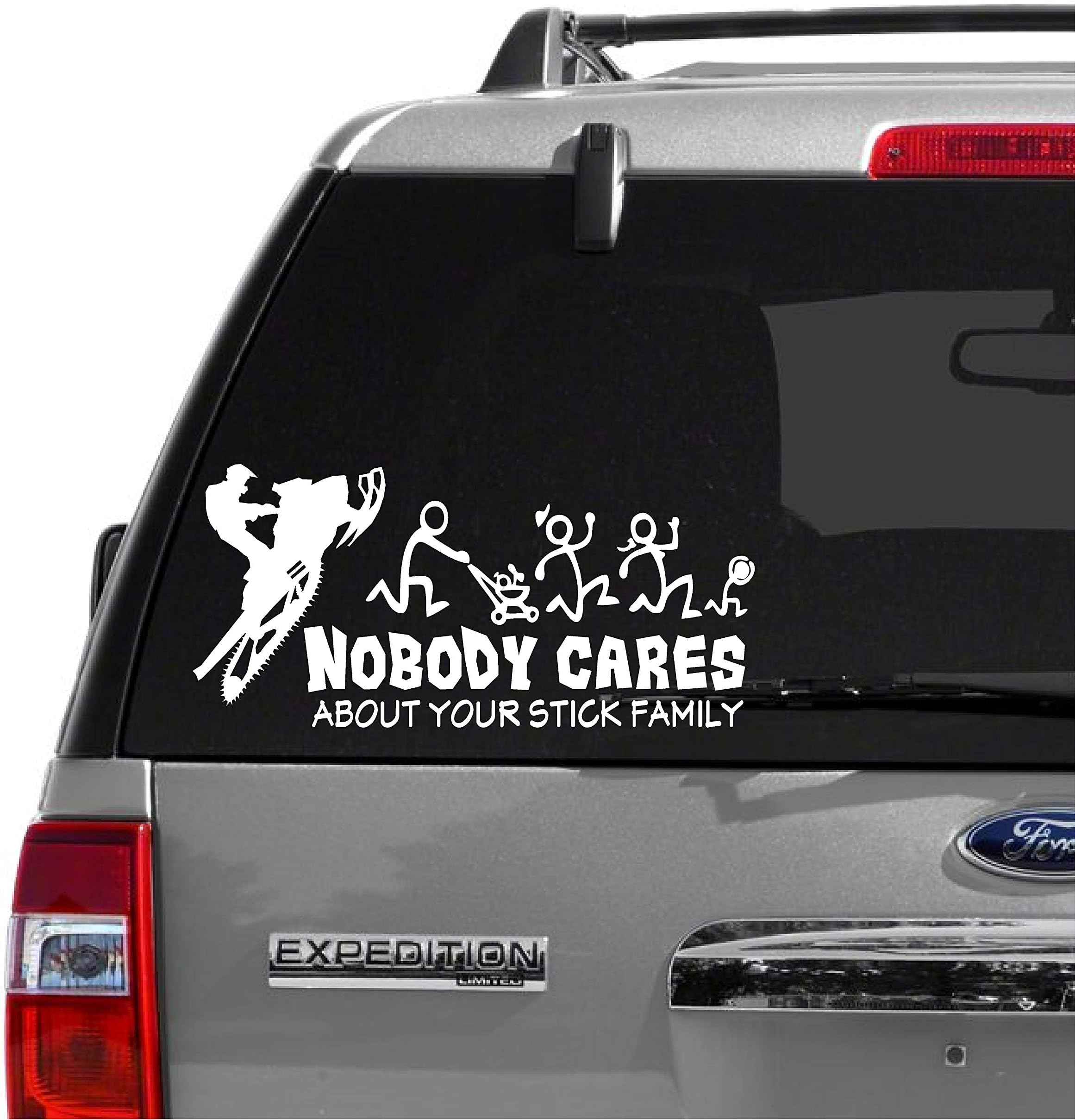 Amazon.com - Nobody Cares/Snowmobile/Stick Family/Graphic Sticker