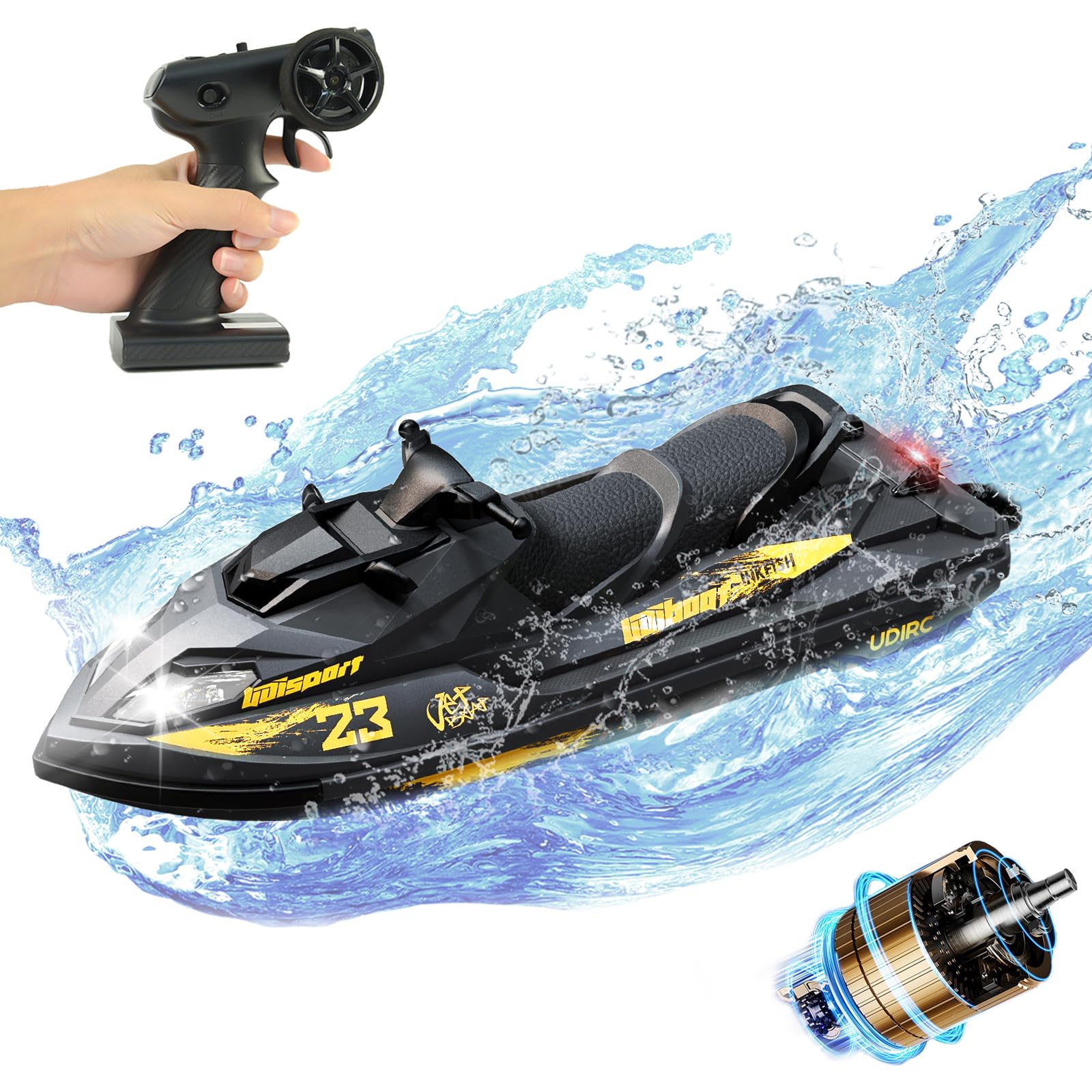 Snapklik.com : Cheerwing UDI023PRO Brushless RC Boat For Adults