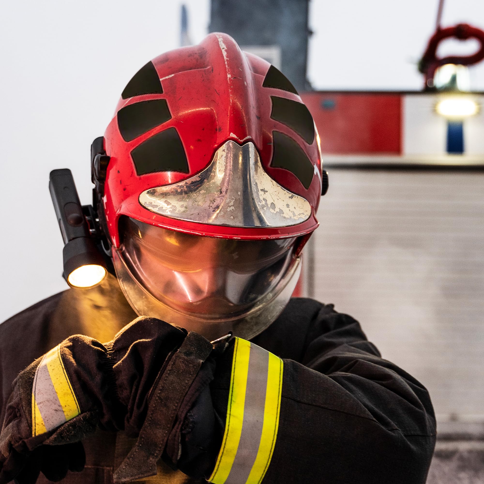 Fire Helmet Decals Stickers Helmet Sticker Isaiah 6:8 Firefighter