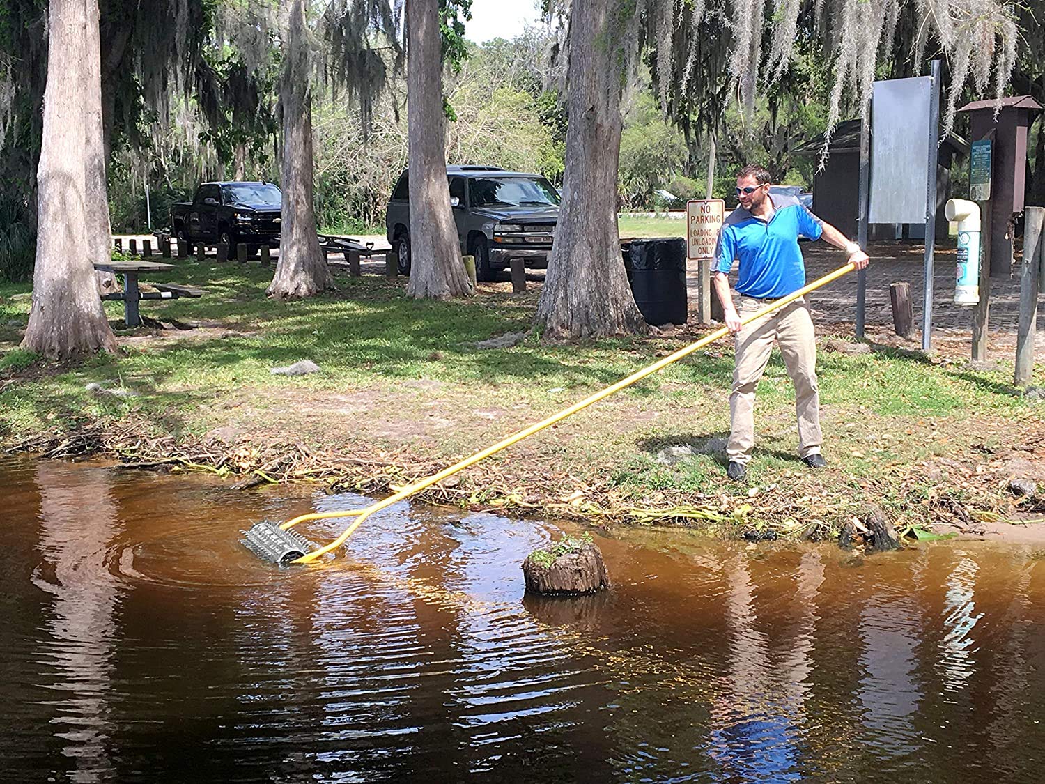 Snapklik.com : Jenlis Muck Razer Aquatic Weed & Sludge Tiller, Heavy ...