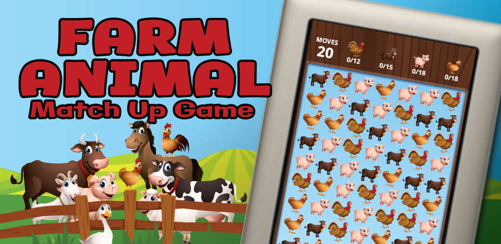 Farm Animal Match Up Game Free - App on Amazon Appstore