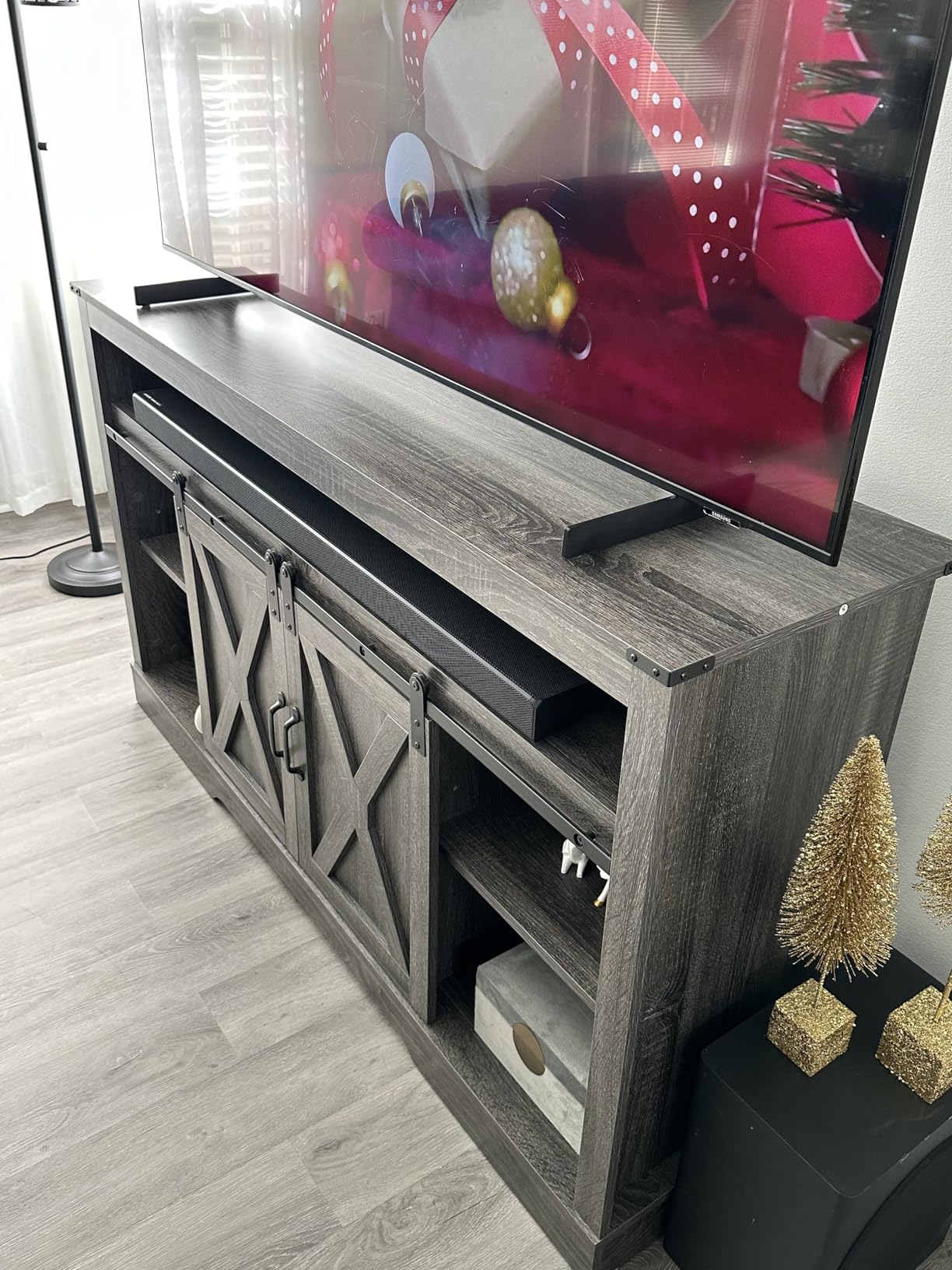 $33/mo - Finance RoyalCraft Farmhouse TV Stand for 23" Electric ...