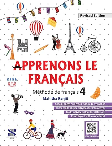 Apprenons Le Francais French Textbook 04: Educational Book : Mahitha ...