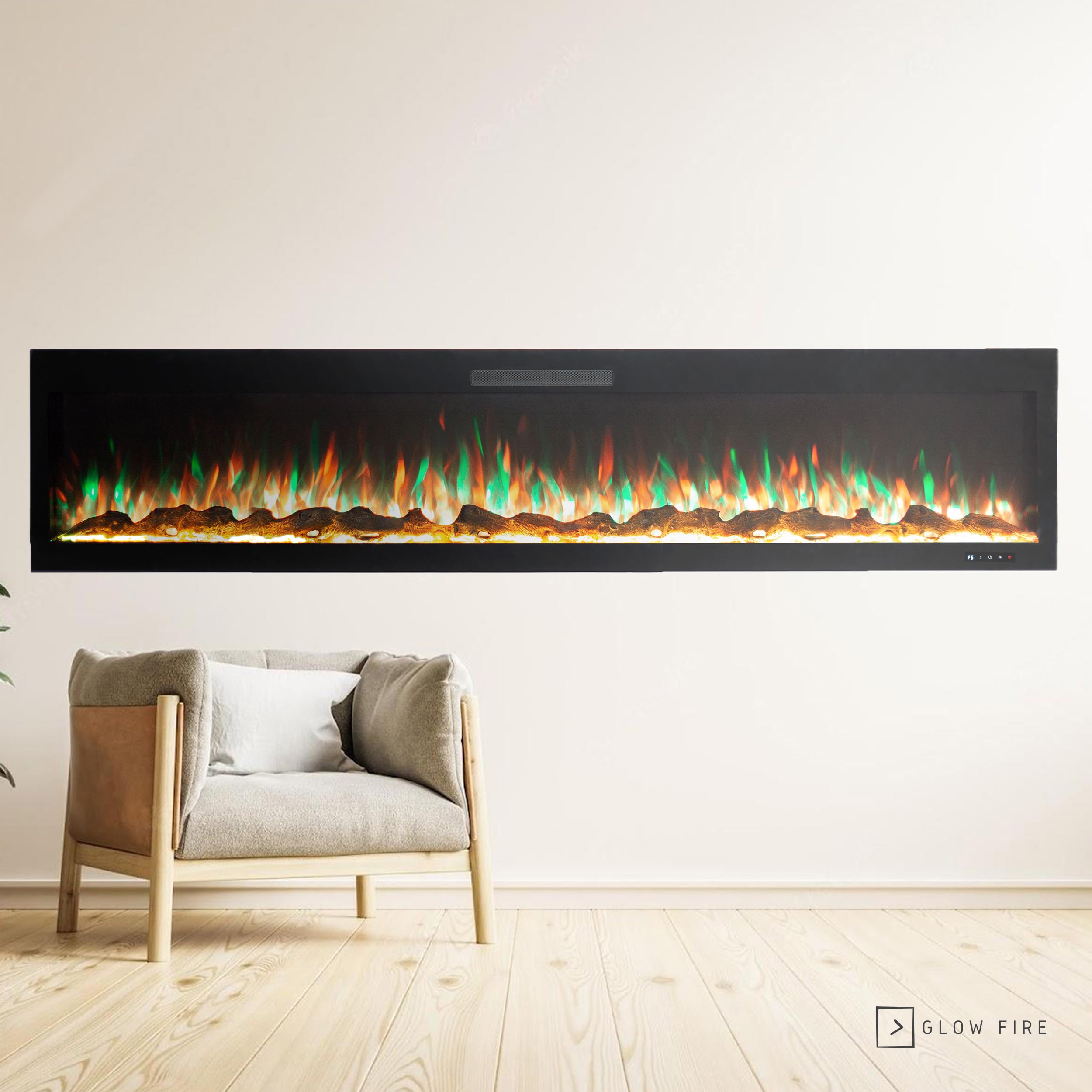 Electronic Indoor Fireplace With Built In What's New In Electric