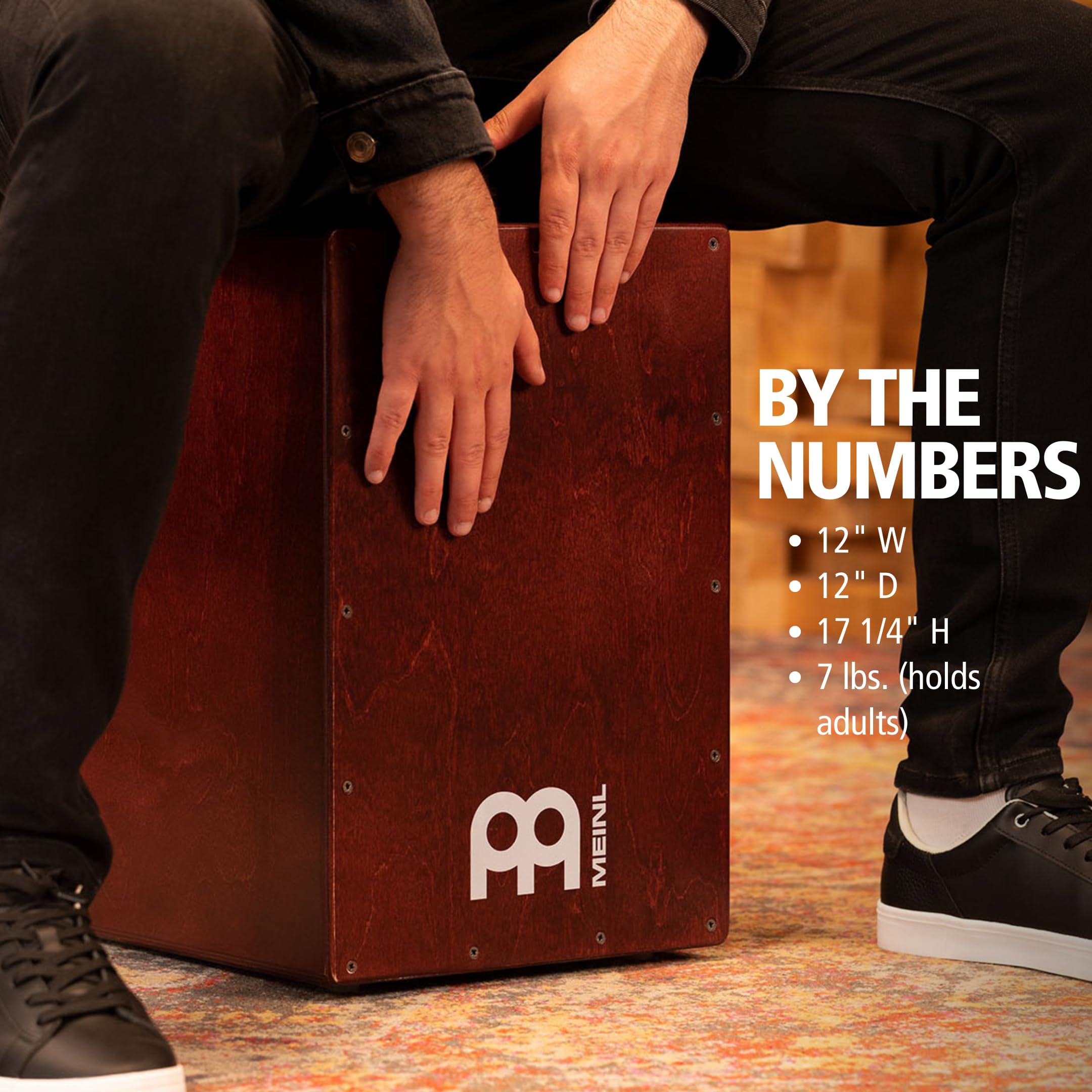 Snapklik.com : Meinl Percussion Cafe Cajon Box Drum Plus Bag