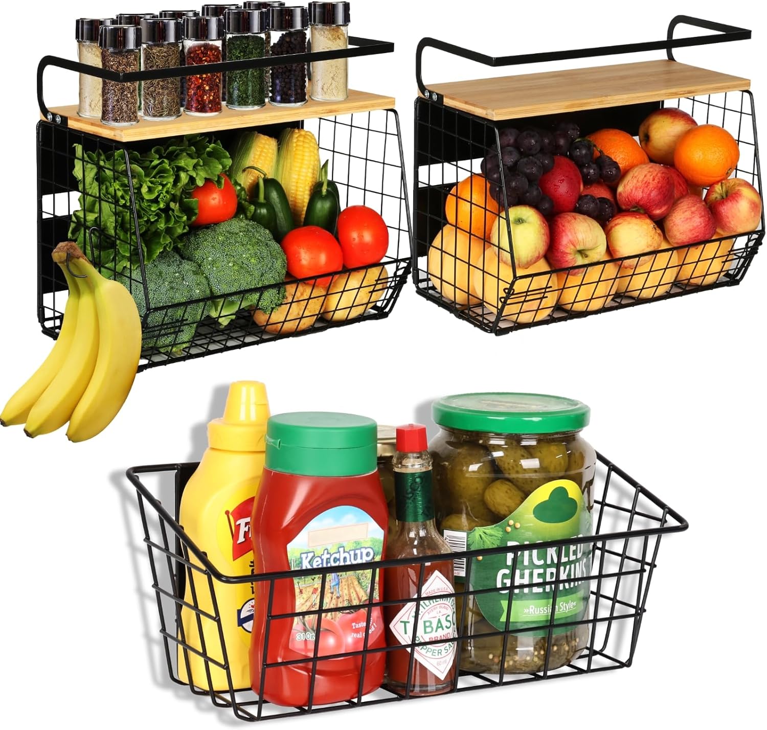 Amazon.com - Magnetic Shelf for Fridge, 1 Pack Seasoning Organizer with ...